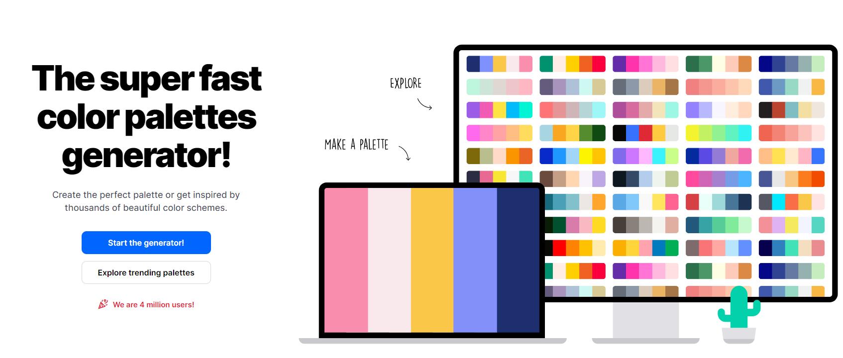 Coolors - The super fast color palettes generator! | 黑马自媒体导航