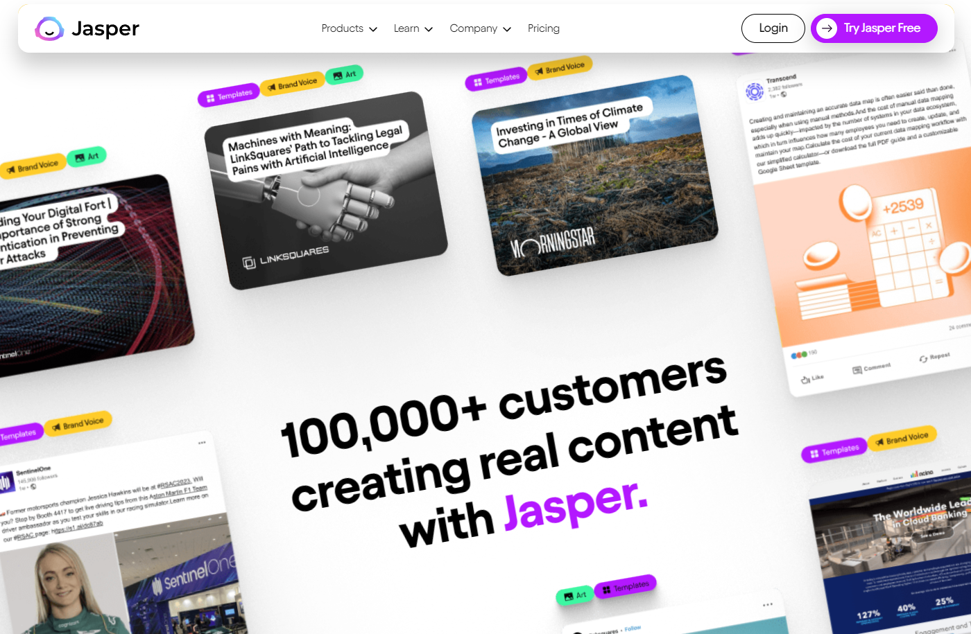 Jasper ai: 智能AI文章内容写作助手 | 黑马自媒体导航